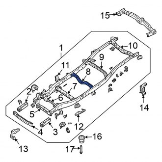 Nissan Frontier Replacement Chassis Frames & Rails | CARiD