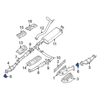 Nissan OEM Exhaust Parts | Systems, Tips, Pipes, Manifolds — CARiD.com