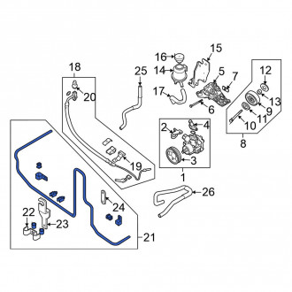 Nissan Pathfinder Power Steering Cooling | Coolers, Lines — CARiD.com
