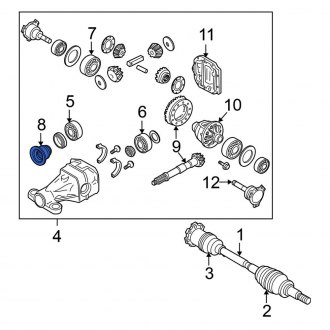 Nissan Frontier Driveshaft Yokes - Slip, Flange, Pinion Yokes | CARiD