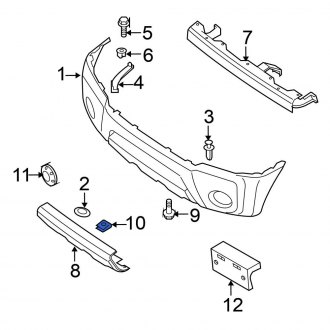 Nissan Maxima Rocker Panel Hardware | Clips, Brackets — CARiD.com