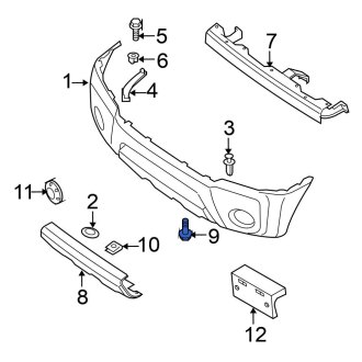Nissan 350Z Bumper Brackets & Hardware | Front, Rear — CARiD.com