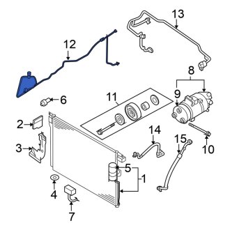 Nissan Pathfinder OEM A/C & Heating Parts | Systems, Compressors ...