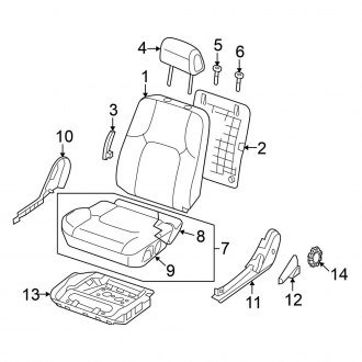 2012 Nissan Xterra Nissan OEM Seats - Racing, Sport | CARiD