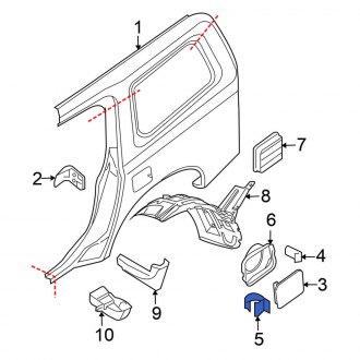 Nissan Pathfinder Fuel Doors & Parts — CARiD.com