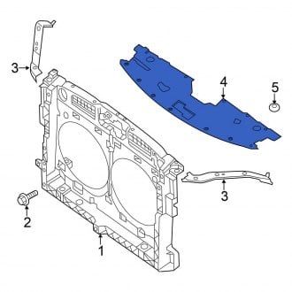 Nissan Pathfinder Radiator Support Covers | CARiD