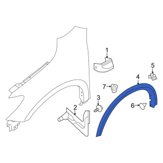 Nissan Pathfinder Replacement Fender Moldings & Trim | CARiD