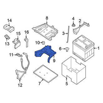Nissan Altima Battery Trays, Alternator Brackets, Mounts | CARiD