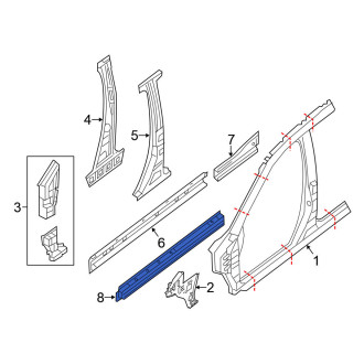 Nissan Pathfinder Rocker Panels, Floor Pans, Moldings — CARiD.com