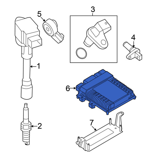 Nissan OE 237036TA0A - Engine Control Module (ECM)