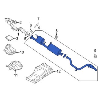 Nissan OEM Exhaust Parts | Systems, Tips, Pipes, Manifolds — CARiD.com