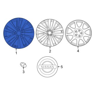 Nissan Pathfinder OEM Wheels - Original Steel & Alloy Wheels | CARiD