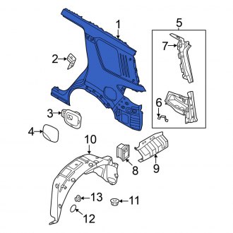 Nissan Pathfinder Replacement Quarter Panels | CARiD