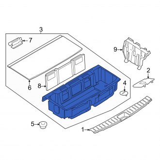 Nissan Pathfinder Trunk Floor Mats & Truck Bed Floors | CARiD