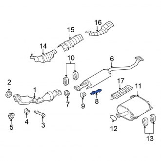 Nissan NV OEM Exhaust Parts - Systems, Tips, Pipes | CARiD
