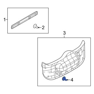Nissan Sentra Rocker Panel Hardware - Clips, Brackets | CARiD
