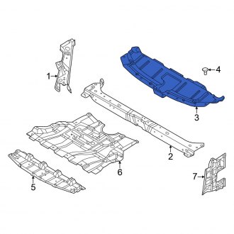 Nissan Rogue Radiator Support Covers | CARiD