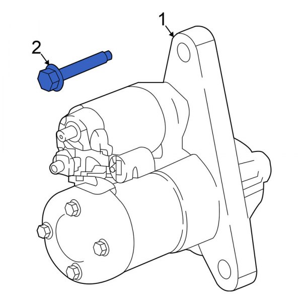 Nissan OE 01125A1101 - Starter Bolt
