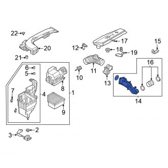 Nissan Rogue OEM Air Intake Parts | Filters, Manifolds — CARiD.com