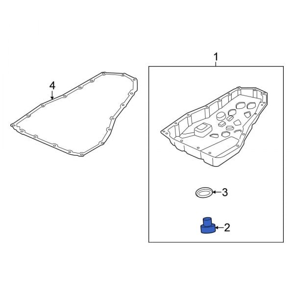 Nissan OE 3137731X06 - Transmission Drain Plug