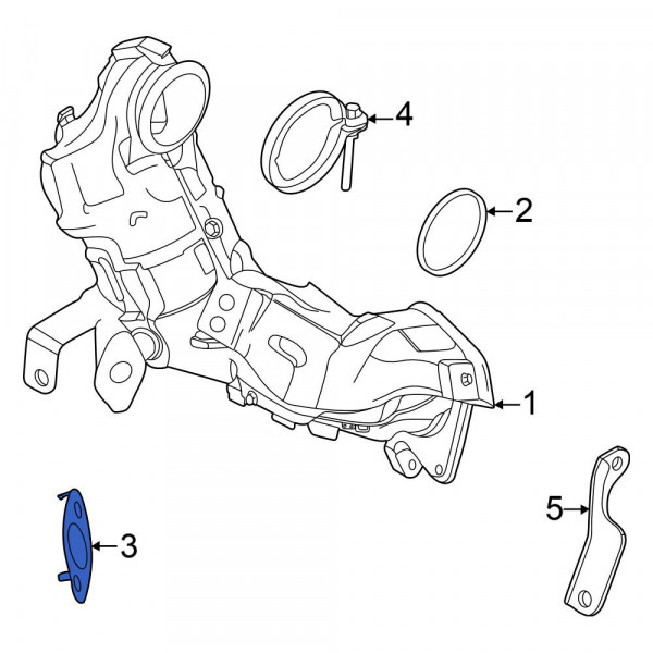 Nissan OE 144156RC0B - Exhaust Manifold Gasket