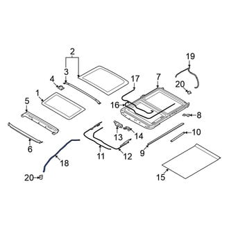 Nissan Rogue Sunroofs & Components — CARiD.com