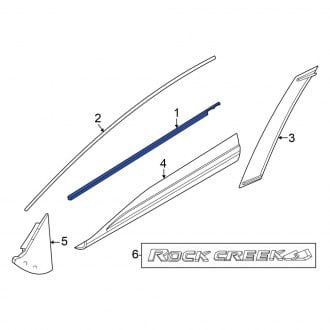 Nissan Rogue Door Moldings - Side, Edge, Belt | CARiD