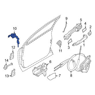 Nissan Ariya Replacement Doors & Components | CARiD
