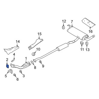 Nissan Rogue Sport OEM Exhaust Parts | Systems, Tips, Pipes — CARiD.com