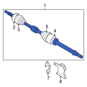 Nissan Rogue OEM Driveline & Axle Parts - Hubs, CV-Joints | CARiD