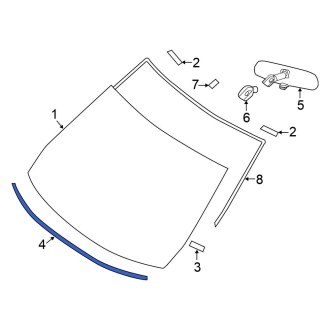 Nissan Rogue Window Trim - Moldings, Pillar Posts | CARiD