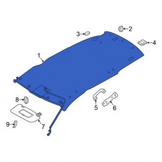 Nissan Rogue Replacement Headliners | CARiD