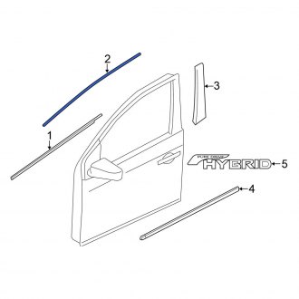 Nissan Rogue Door Moldings - Side, Edge, Belt | CARiD