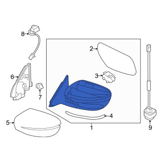 Nissan OEM Mirrors - Factory Towing & Side View Mirrors | CARiD