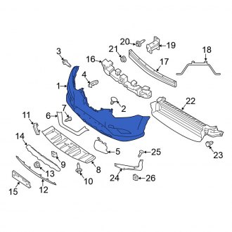 Nissan Rogue Replacement Front Bumpers & Components | CARiD