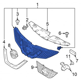 Nissan Rogue Sport Custom Grilles | Billet, Mesh, CNC, LED, Chrome, Black