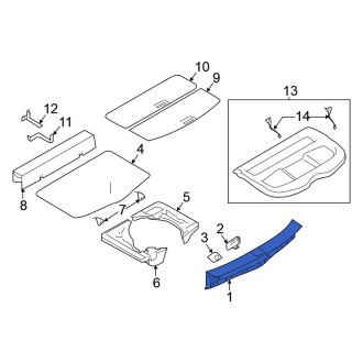 Nissan Rogue Sport Trunk & Tailgate Moldings | CARiD