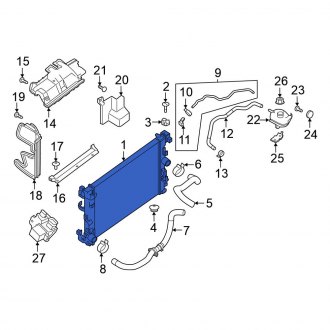 Nissan Kicks OEM Engine Cooling Parts - Radiators, Fans | CARiD