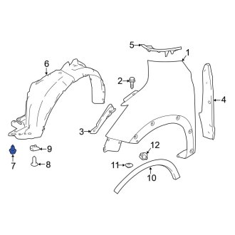 Nissan NV Fender Support Braces & Hardware — CARiD.com