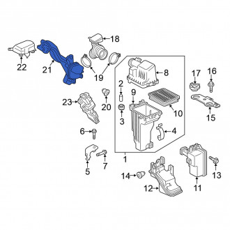 Nissan Kicks OEM Air Intake Parts - Filters, Manifolds | CARiD