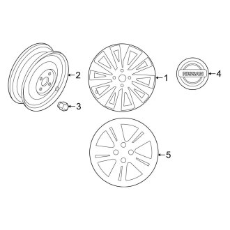 2021 Nissan Kicks Replacement Factory Wheels & Rims | CARiD