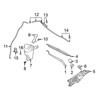 Nissan Rogue Sport Header Panel Brackets & Hardware — CARiD.com