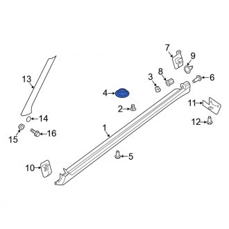 Nissan Sentra Replacement Rocker Panel Moldings | CARiD