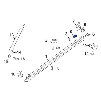 Nissan Kicks Bumper Brackets & Hardware | Front, Rear — CARiD.com