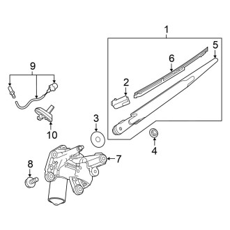 Nissan Kicks Replacement Wiper Arms — CARID.com