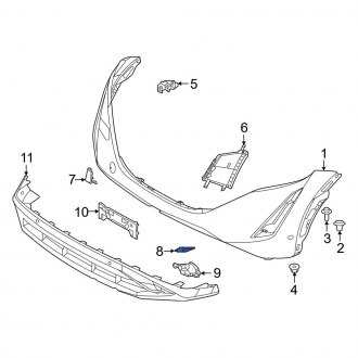 Nissan Ariya Replacement Bumper Moldings & Trim — CARiD.com