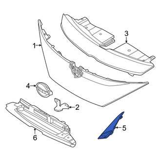Nissan Ariya Replacement Grille Assemblies — CARiD.com