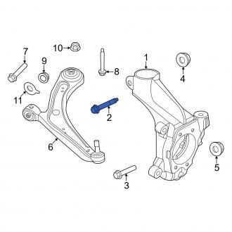 Nissan Ariya Steering Knuckles, Spindles & Components — CARiD.com