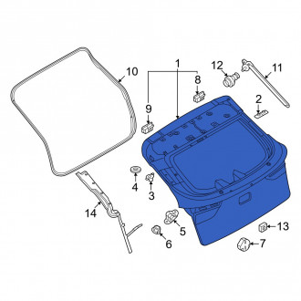 Nissan Ariya Replacement Trunks & Tailgates | CARiD
