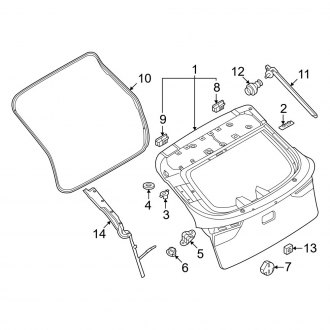 2025 Nissan Ariya Replacement Trunk Lids | CARiD